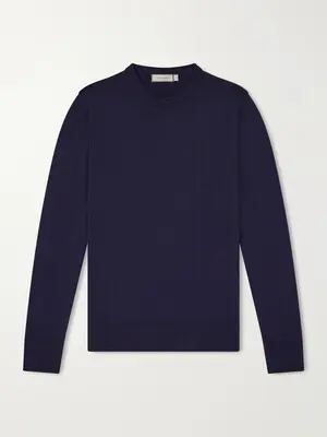 Canali Wool Sweater - Blue