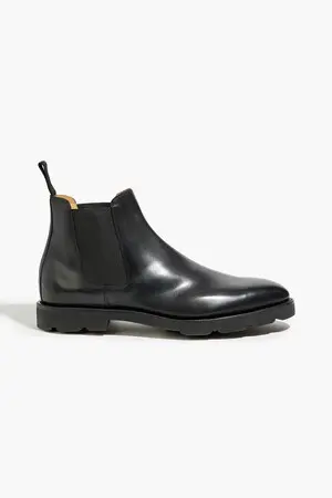 John Lobb Leather Chelsea Boots - Black
