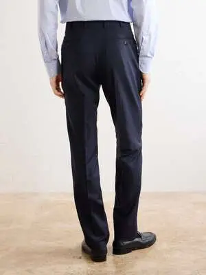 Brioni Plume Straight-leg Wool And Mohair-blend Trousers