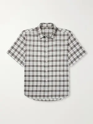 Burberry Radmar Checked Cotton Shirt - Brown