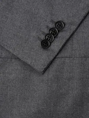 Kiton Brushed Wool Suit Jacket