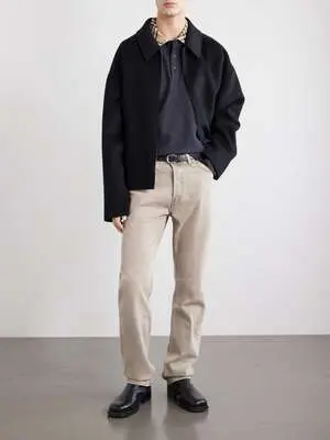 Burberry Checked Cotton-piqué Polo Shirt