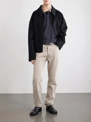 Burberry Checked Cotton-piqué Polo Shirt