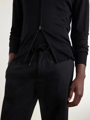 Canali Straight-leg Wool-blend Trousers