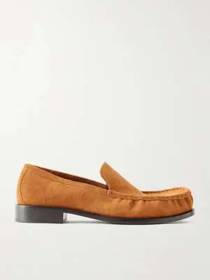 Dries Van Noten Suede Loafers - Tan