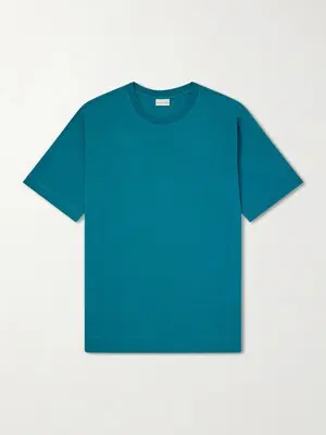 Dries Van Noten Hertz Cotton-jersey T-shirt - Green