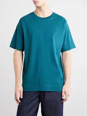 Dries Van Noten Hertz Cotton-jersey T-shirt - Green