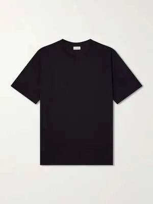 Dries Van Noten Hertz Cotton-jersey T-shirt - Black