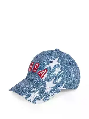 Adidas Denim Graphic Cap - Blue