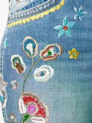 Ermanno Scervino Embroidered Bootcut Jeans