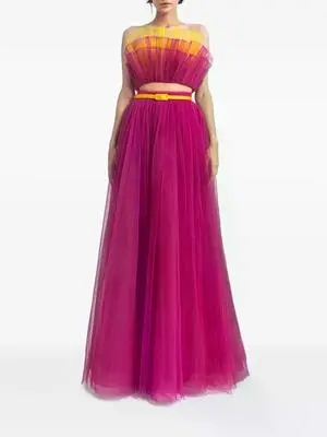 GEMY MAALOUF Ruffled Strapless Top