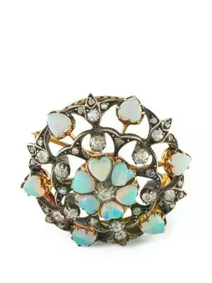 LB EXCLUSIVE Opal And Diamond Brooch