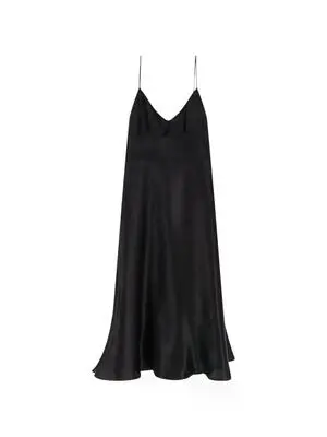 Alberta Ferretti V-neck Flared Midi Dress