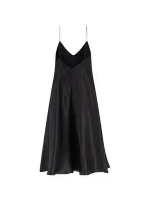 Alberta Ferretti V-neck Flared Midi Dress