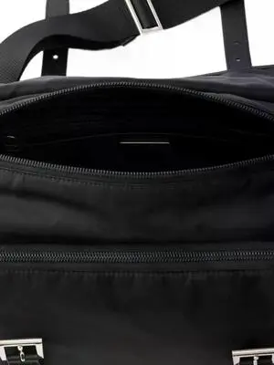 Prada Large Quilted Re-nylon Shoulder Bag With Saffiano Trim