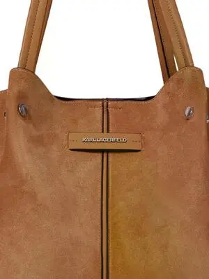 Karl Lagerfeld Medium K/pierced Suede Tote