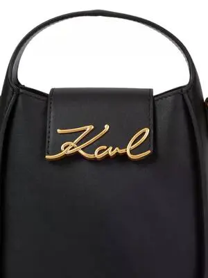 Karl Lagerfeld Small K/signature Crossbody Bag - Black