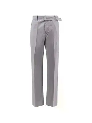 LARDINI Indro Belted Tailored Trousers - Grey