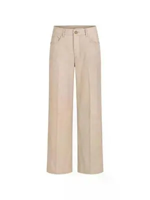 Peserico Logo-patch Trousers - Neutrals