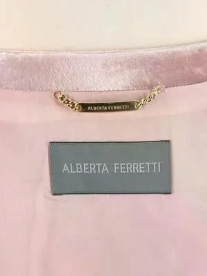 Alberta Ferretti Floral Print Balloon Sleeve Coat