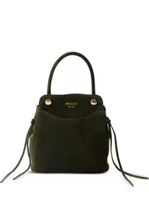 Prada Carry Mini Suede Handbag