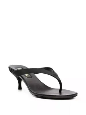 Miu Miu Thong-strap Kitten-heel Sandals