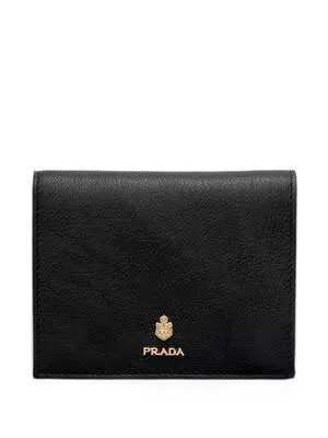 Prada Small Leather Wallet - Black