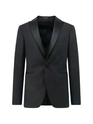 Tagliatore Peak-lapel Single-breasted Blazer