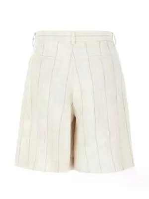 Antonelli Firenze Pinstripe-pattern Pleated Shorts