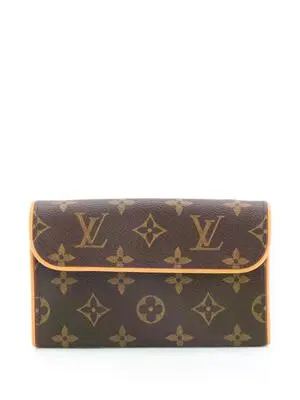 LOUIS VUITTON Florentine Waist Bag Monogram Canvas Belt Bag - Brown