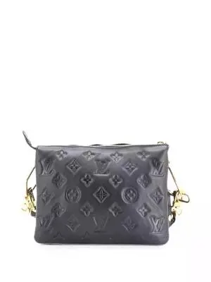 LOUIS VUITTON Coussin Bag Monogram Embossed Lambskin Bb Crossbody Bag