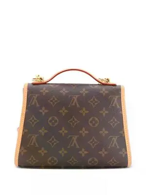 LOUIS VUITTON Louis Vuitton Ivy Handbag Monogram Canvas Satchel Brown