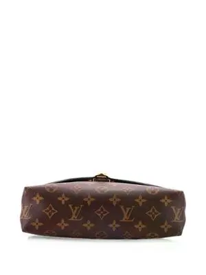 LOUIS VUITTON Saint Placide Handbag Monogram Canvas And Leather Shoulder Bag - Red