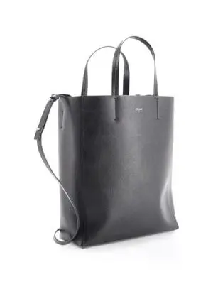 Celine Vertical Cabas Grained Calfskin Small Tote Bag