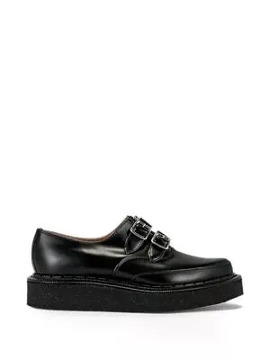 Comme Des Garçons X George Cox Double-strap Shoes - Black
