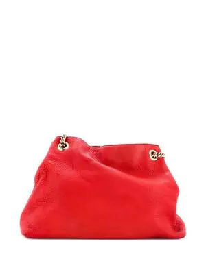 Gucci Soho Chain Strap Leather Medium Shoulder Bag - Red