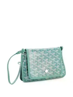 Goyard Plumet Clutch Wallet Coated Canvas Crossbody Bag - Green