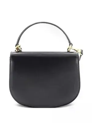 Celine Triomphe Besace Cléa Top Handle Flap Bag - Black