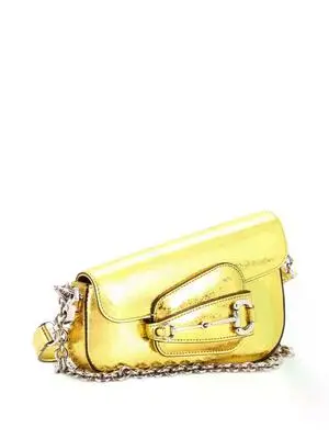 Gucci Horsebit 1955 Asymmetric Leather Mini Shoulder Bag