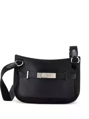 Hermès Jypsiere Bag Evergrain Mini Shoulder Bag - Black