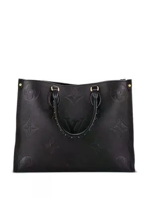 LOUIS VUITTON Onthego Tote Wild At Heart Monogram Empreinte Giant Mm Satchel - Black
