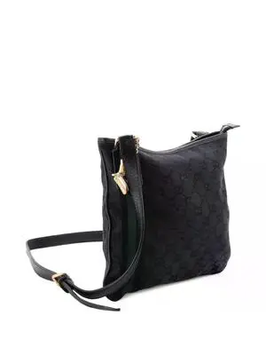 Gucci Jolicoeur Gg Canvas Messenger Bag - Black