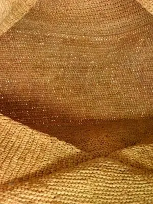 Loewe Puzzle Fold Raffia Large Tote Bag