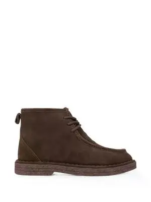 LINDA BAUMANN Lace-up Suede Ankle Boots