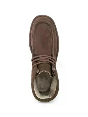 LINDA BAUMANN Lace-up Suede Ankle Boots