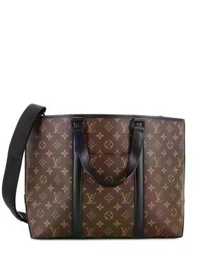 LOUIS VUITTON Weekend Monogram Canvas Pm Tote Bag