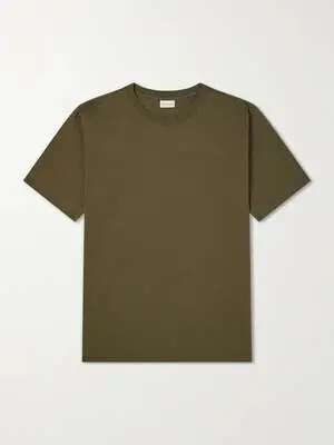Dries Van Noten Hertz Cotton-jersey T-shirt - Green