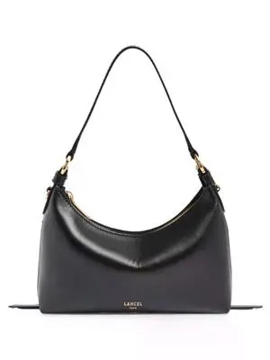 LANCEL Mini Origami Leather Shoulder Bag - Black