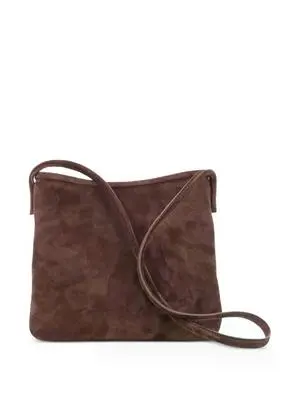 Manu Atelier Fidéle Suede Cross Body Bag - Brown