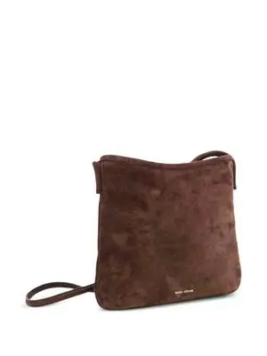 Manu Atelier Fidéle Suede Cross Body Bag - Brown